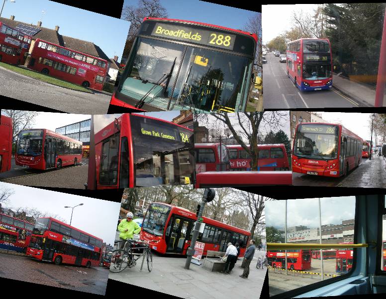 London buses one bus at a time: the return: The Number 296 Route